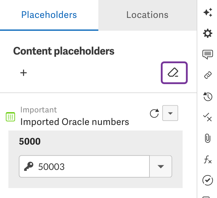 Use content placeholders – Support Center
