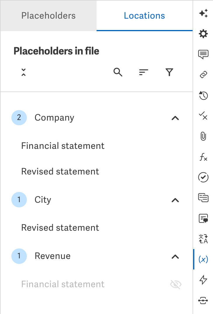 Use content placeholders – Support Center