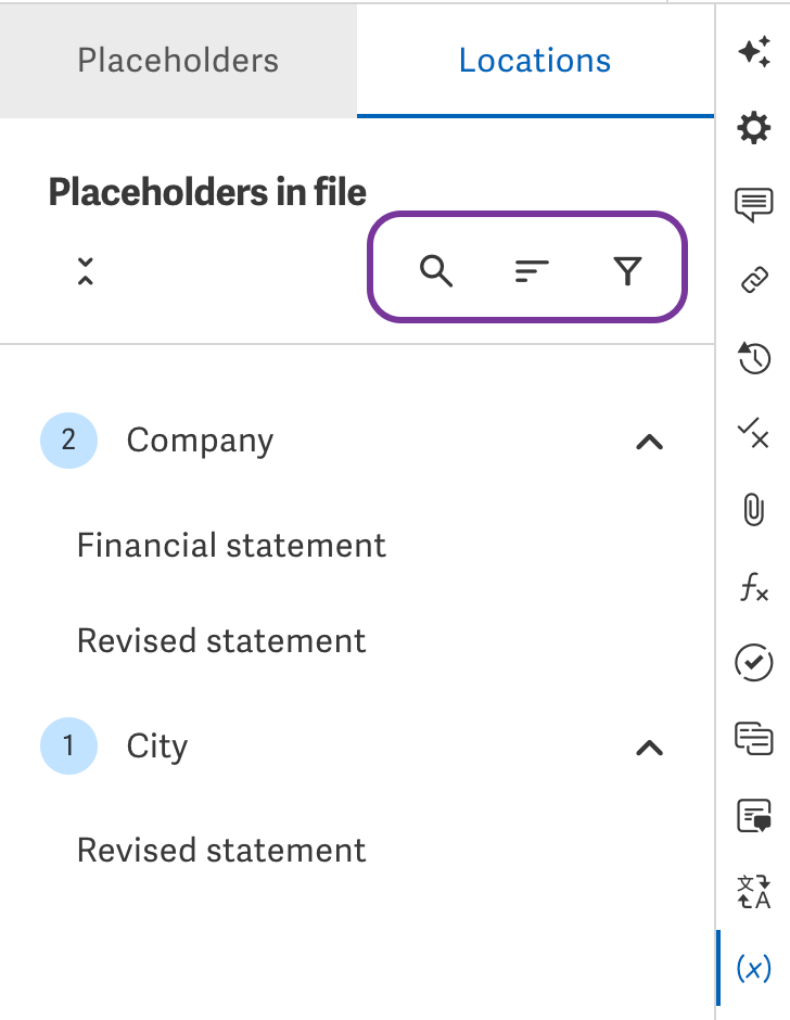 Use content placeholders – Support Center