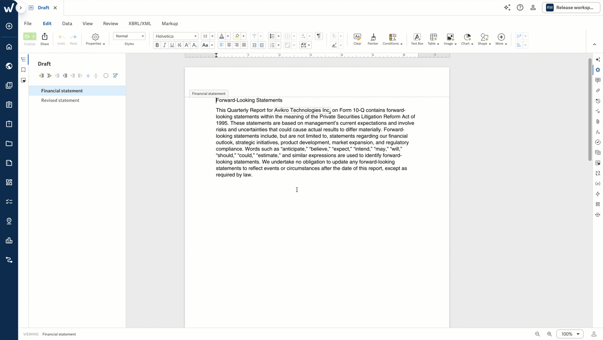 Intro to Workiva AI – Support Center
