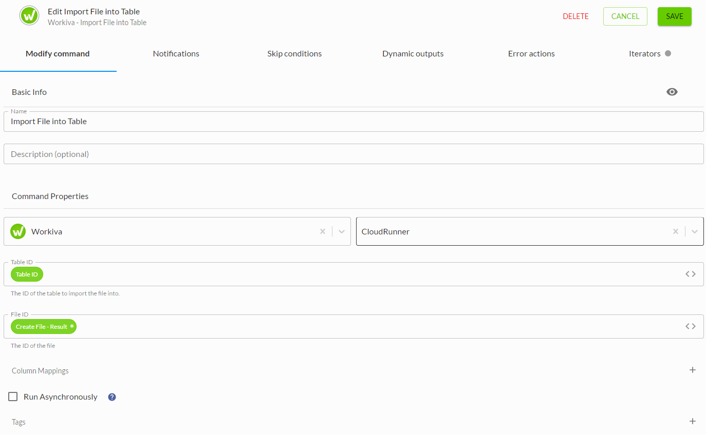 CLP - Replacing Data in a Table – Support Center