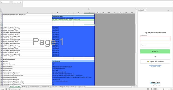 ParsePort's Excel Add-in – Support Center
