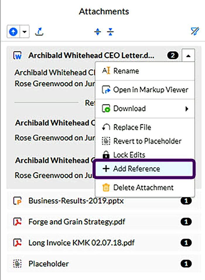 Attachments in Presentations – Support Center