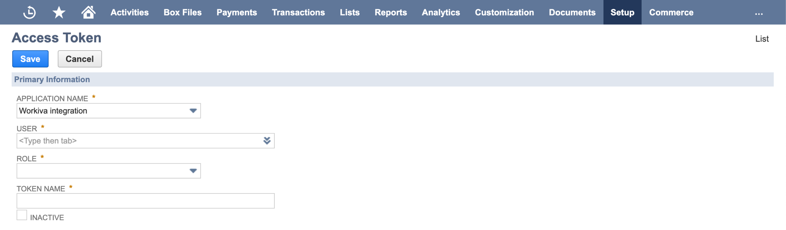 Connector to NetSuite Token Authentication – Support Center