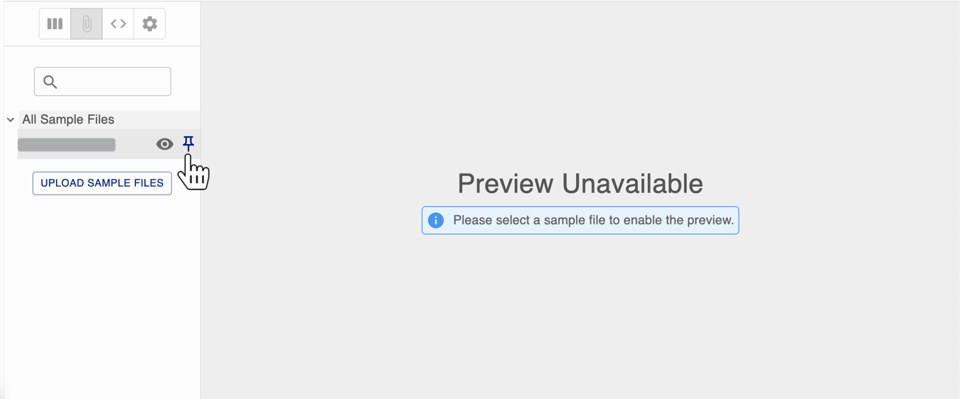 Manage sample files for pipelines and mapping groups – Support Center
