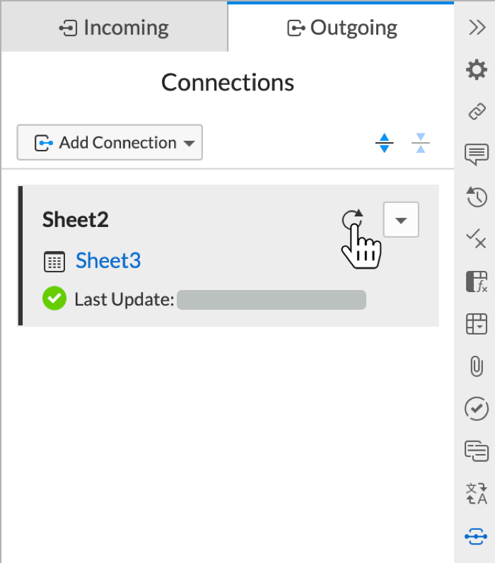 Connect sheets to source or destination spreadsheets – Support Center