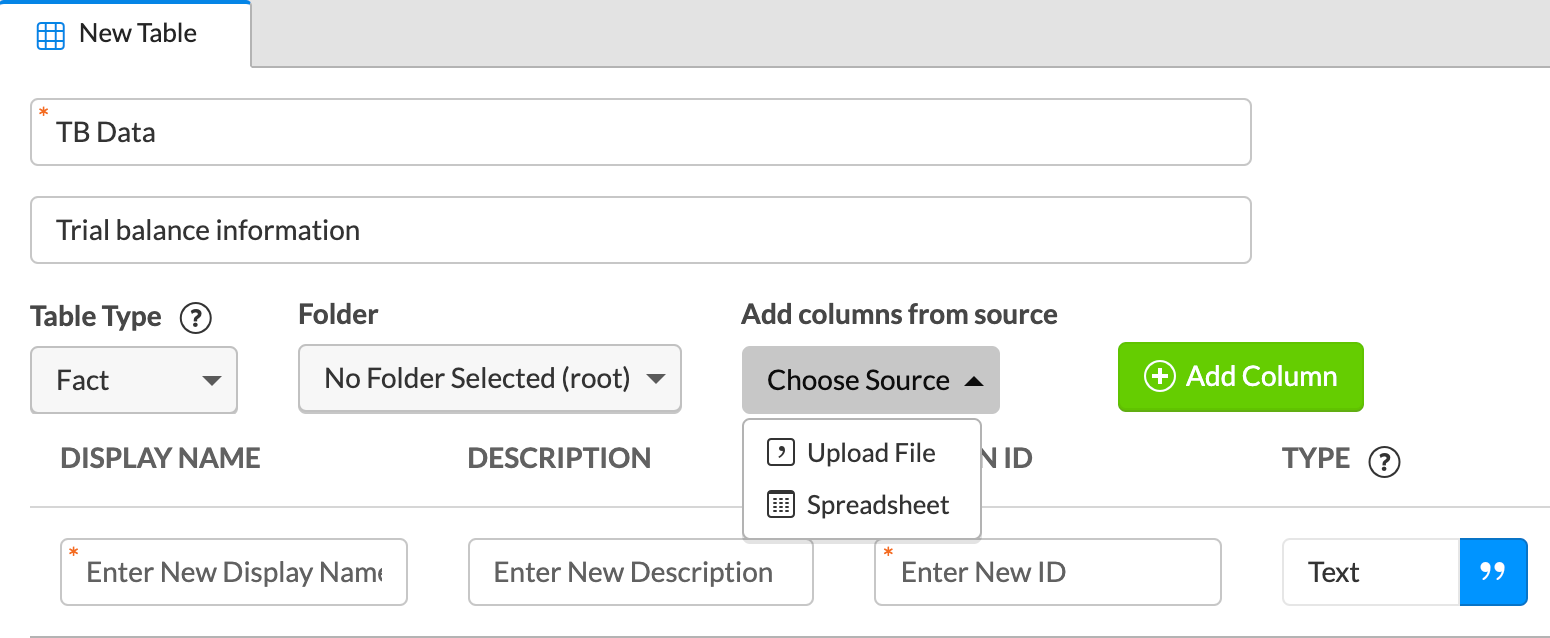 Get started with tables – Support Center