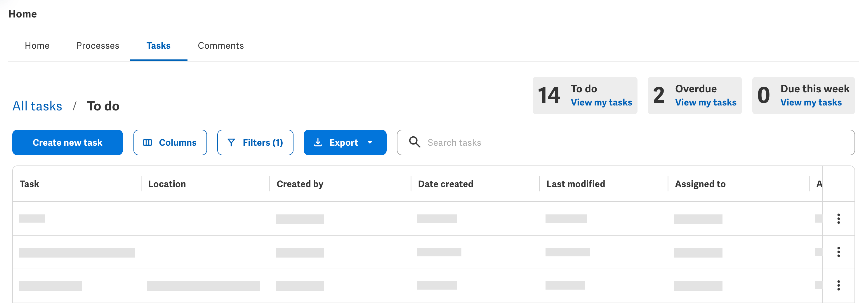 Introduction to tasks – Support Center