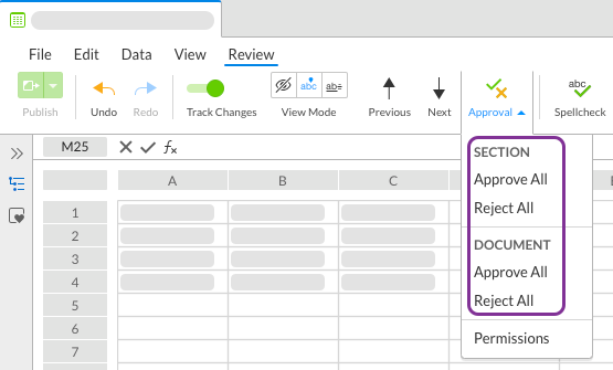 Track changes in Spreadsheets – Support Center